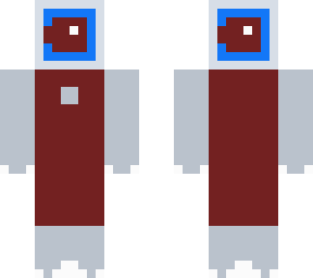 red fish skin from gang beasts | Minecraft Skin