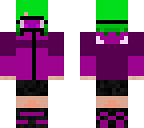 Agent 4 evil googles Splatoon | Minecraft Skin