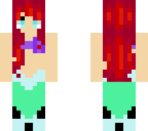 Ariel the little mermaid | Minecraft Skin
