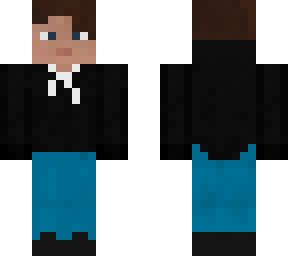 Black Hoodie, Blue Jeans | Minecraft Skin