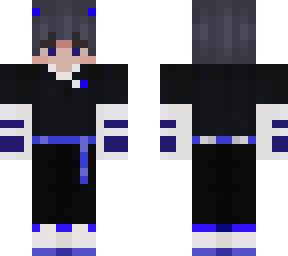 Cute blue devil boy | Minecraft Skin