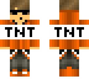 Orange TNT | Minecraft Skin