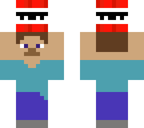 steve holding block | Minecraft Skins