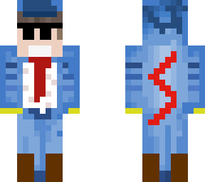 Agent Shark Skin (Official) | Minecraft Skin