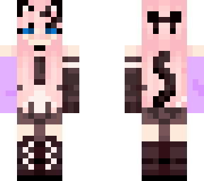 Anime Mief'wa with a cast | Minecraft Skin