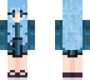 Blue Girl skin | Minecraft Skin