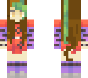 if roxy was a human | Minecraft Skin