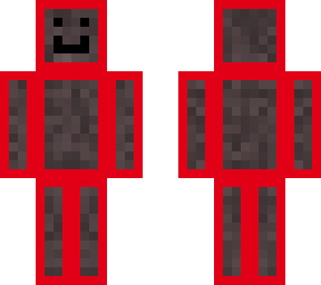 Netherite Block inspired except the red outline | Minecraft Skin