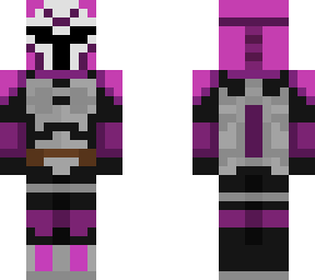 Pink Mandalorian Armour | Minecraft Skin