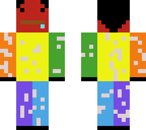 rainbow brain | Minecraft Skin