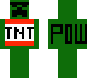 TNT Explosion Creeper | Minecraft Skin