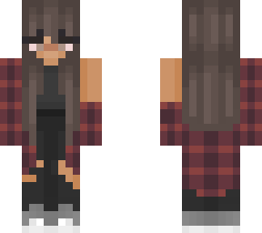 red plaid | Minecraft Skin