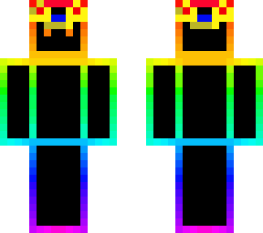 RGB with crown | Minecraft Skin