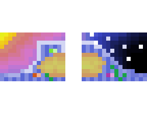 Surf Board Pixel Art | Minecraft Skin