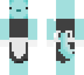 Axolotl in maid clothes | Minecraft Skin