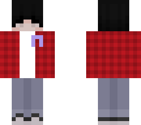 Eboy with flannel | Minecraft Skin