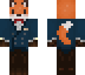 Fox In Suit | Minecraft Skins
