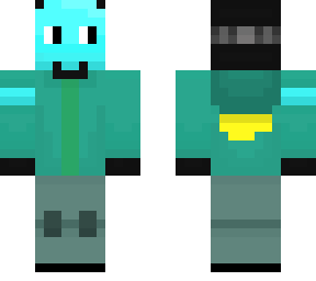 Ghost cyan - pacman | Minecraft Skin