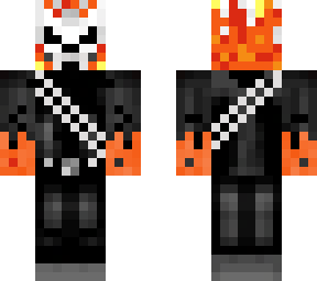 ghost rider | Minecraft Skins