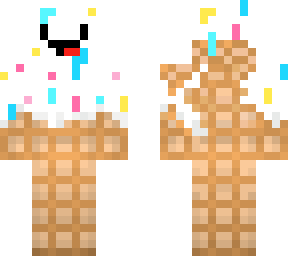 ice cream party derp | Minecraft Skin