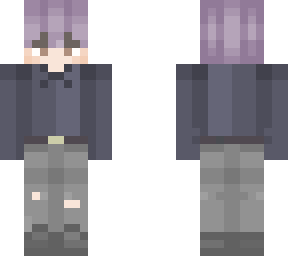 purple guy// androgynous skin | Minecraft Skin