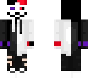 Purple Red Hacker Slim version | Minecraft Skin