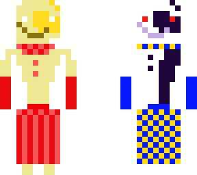 sun moon fnaf | Minecraft Skins