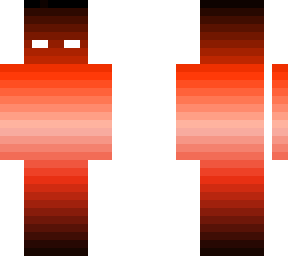 Black Orange fade | Minecraft Skin