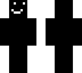 black smiley face | Minecraft Skin