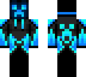 Blue Gamer Creeper | Minecraft Skin