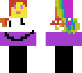 non binary flag | Minecraft Skin