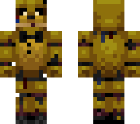 springlocked golden freddy | Minecraft Skin