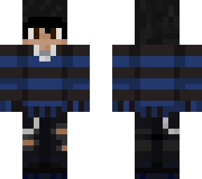 blue stripe sweater | Minecraft Skin