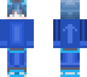 Cute Blue Eboy | Minecraft Skin