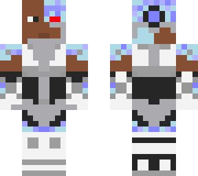cyborg teen titans superhero | Minecraft Skins
