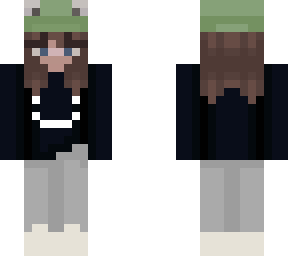 Girl wearing Dream merch Original by burbujass | Minecraft Skin