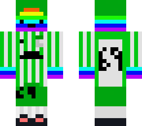 Gladiador arcoris del ATLETICO NACIONAL rainbow gladiator | Minecraft Skin