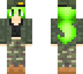 Army Girl Minecraft Skins