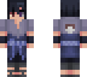 Sasuke with sharingan and rinnegan | Minecraft Skin