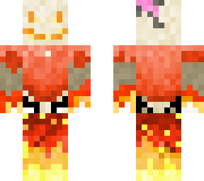 fire skeleton | Minecraft Skins