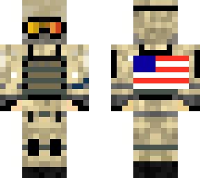 American Soldier Minecraft Skins