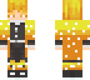 zenitsu demon slayer | Minecraft Skins