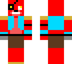 Glamrock Foxy Minecraft Skins