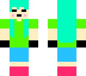 Miss Neon | Minecraft Skin