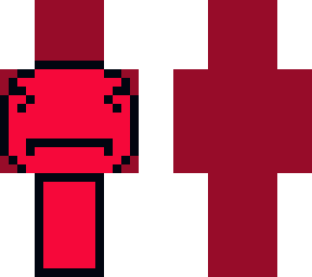 dream angry red nightmare | Minecraft Skins