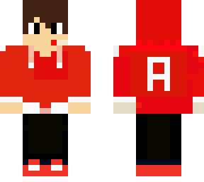 PERFECT GAMING MACHAN WITH BRIGHT RED COSTUME | Minecraft Skin