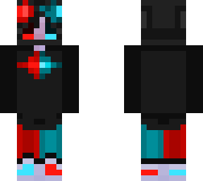 red and blue boy | Minecraft Skin