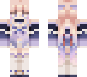 Sangonomiya Kokomi (4px) | Minecraft Skin