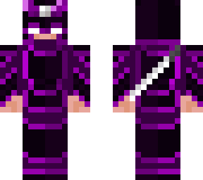 // Purple Samourai \\ | Minecraft Skin