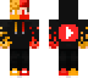 Fire YouTuber | Minecraft Skin